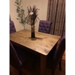 "Jessamine Modern Kitchen & Dining Room Table, 46"" x 30"" Rectangular ...