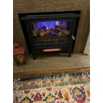 Country Living Infrared Freestanding Electric Fireplace Stove Heater in ...