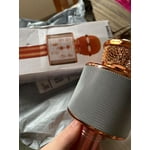 Mockins Handheld USB Rose Gold Portable Bluetooth Karaoke Microphone ...