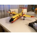 LEGO Technic Firefighter Aircraft Building Toy, Model Airplane Set ...