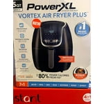 PowerXL 5 Qt Vortex Air Fryer Plus, 1500W, Black - Precise Temp Control ...