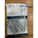 Mainstays Metal Shower Rings, Set of 12, In Chrome - Walmart.com