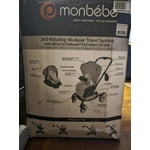 Monbebe Car Seat Stroller Combo, 360 Rotating Modular Travel System ...