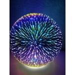 BrightSide 6 inch Plasma Globe LED Light, Multicolor Glass LED Mood ...
