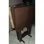 Mainstays Indoor Folding Table Set of 4 in Black L19 x W15 x H26 inches ...