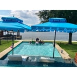 Abble 7' Square Beach Umbrella - Walmart.com