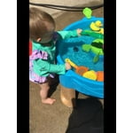 Step2 Duck Pond Blue Plastic Toddler Water Table with 6-Piece Playset ...
