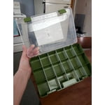 Ozark Trail Tackle Box 3600 Series Medium Plastic Tray with 18 ...