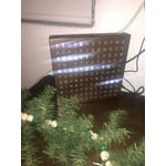 Sharper Image® LED Light-up Word Clock, 7.75", Electronic Desk Clock ...