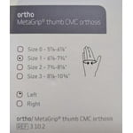 Push MetaGrip Thumb Brace Size: 1 (6-7/8 - 7-3/4"), Style: Right HSA ...