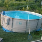 Summer Waves Elite 14' x 42" Premium Frame Above Ground Swimming Pool ...