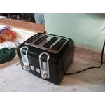 Black & Decker 4-Slice Toaster, Extra Wide Slots, Bagel & Frozen ...