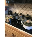 FRIGIDAIRE Triple Slow Cooker & Buffet Server, Stainless-Steel 3x2.5 Qt ...