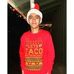 Sweatshirt Lets Taco Bout The Holidays Christmas Ugly Sweater Funny ...