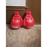 Majik Big Boppers Giant Inflatable Boxing Gloves, 1 Pair, 26 in. Red (1 ...