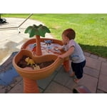 Step2 Dino Dig Sandbox and Water Table with 7-Piece Dinosaur Playset ...