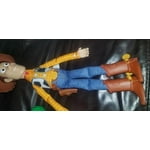 Disney Pixar Toy Story Sheriff Woody Deluxe Pull-String Talking Action ...
