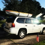 Elevate Outdoor Universal Kayak & Canoe SUV Rooftop V-Rack Carrier with ...