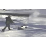 HART 40V 18-inch Cordless Electric Snow Blower, Brushless, Push Start ...