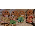 Calico Critters Toy Poodle Family, Set of 4 Collectible Doll Figures ...