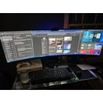 "SAMSUNG Gamer PC 49"" CRG9 Dual QHD Curved QLED Gaming Monitor ...