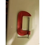 Hyper Tough 4-inch C-Clamp with Steel Threaded Screw and Swivel Jaw Pad ...