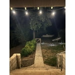 EcoScapes by Enbrighten 48' Outdoor LED Café String Lights, 24 Bulbs ...