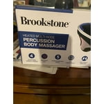 Brookstone Handheld Percussion Body Massager, 4 Vibration Modes, 5 ...