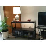 Industrial-Style Rolling Buffet Carts - White - Walmart.com