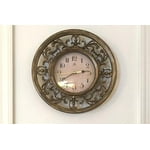 Infinity Instruments Sofia Brown Traidtional Analog Display Silent 12-inch Wall Clock - Walmart.com