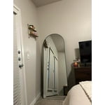 BEAUTYPEAK 71"x27.1" Arch Full Length Mirror Oversized Floor Mirrors ...