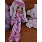 Sweet Dreams Barbie “Malibu” Plush Soft Doll in Bedtime Outfit with Bow ...