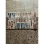 Free Shipping! Mainstays Geometric Multicolor Stripe Blocks 5' x 7 ...