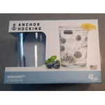 Mainstays Arabella Drinking Glass 16 oz Clear Tumbler Set of 12 for ...