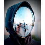 Disguise No Face Chrome Silver Plastic Halloween Costume Mask, for ...