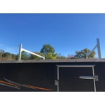 Fitz-All Adjustable Aluminum Trailer Ladder Rack for Enclosed Trailers ...