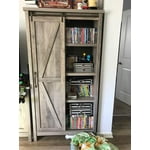 Better Homes & Gardens 66" Modern Farmhouse Storage Bookcase Cabinet ...