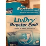 LivDry Unisex Incontinence Booster Pads | Extra Absorbent Passthrough ...