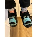 Wonder Nation Boys' Gamer Plush Slippers - Walmart.com