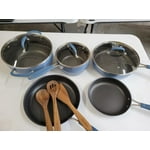 The Pioneer Woman Frontier Speckle 12-Piece Aluminum Cookware Set ...