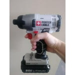 PORTER CABLE 20V Max Lithium-Ion Compact Impact Driver Kit with Charger ...