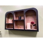 Beautiful Wooden Wall Mounted Cubby Shelf 30.5" X 18.25" - Walmart.com