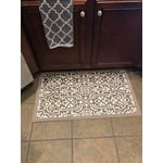 Better Homes & Gardens Polypropylene Gray Jacquard 20" x 34" Indoor ...