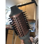 Hairitage Ceramic Volumizing Blow Dryer Brush for Curling and ...