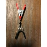 Wideskall 2" inch Mini Metal Spring Clamps w/ Red Rubber Tips Clips ...