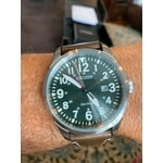 Citizen Men's Chandler Eco-Drive Watch, Green Dial, Brown Leather Band ...