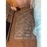 Mainstays Solid Grey Fur Flokati Accent Rug 30x46 in - Walmart.com