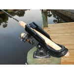 Attwood 5009-4 Black Heavy Duty Adjustable Rod Holder - Walmart.com