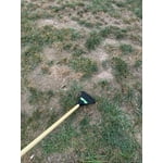 Expert Gardener 8-inch Wood and Poly Leaf Rake with Ergonomic Handle ...