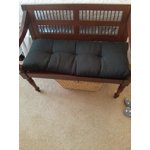 Klear Vu Gripper Omega Tufted Universal 35-inch Bench Cushion - Walmart.com